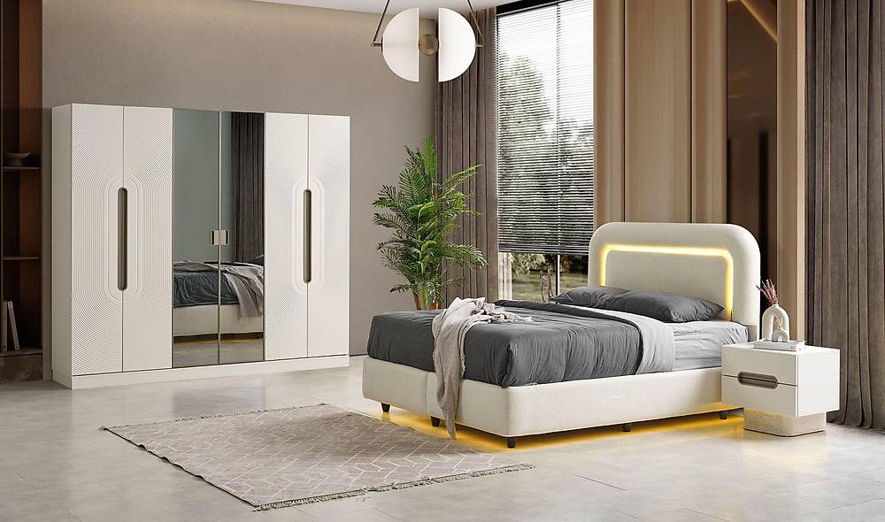 Brenda Mdf Bedroom - CaddeYıldız Furniture
