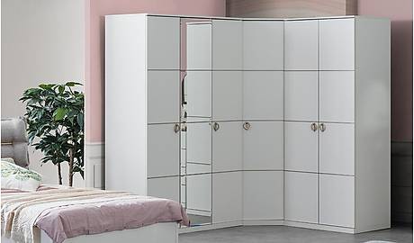 İstanbul Corner Wardrobe - CaddeYıldız Furniture
