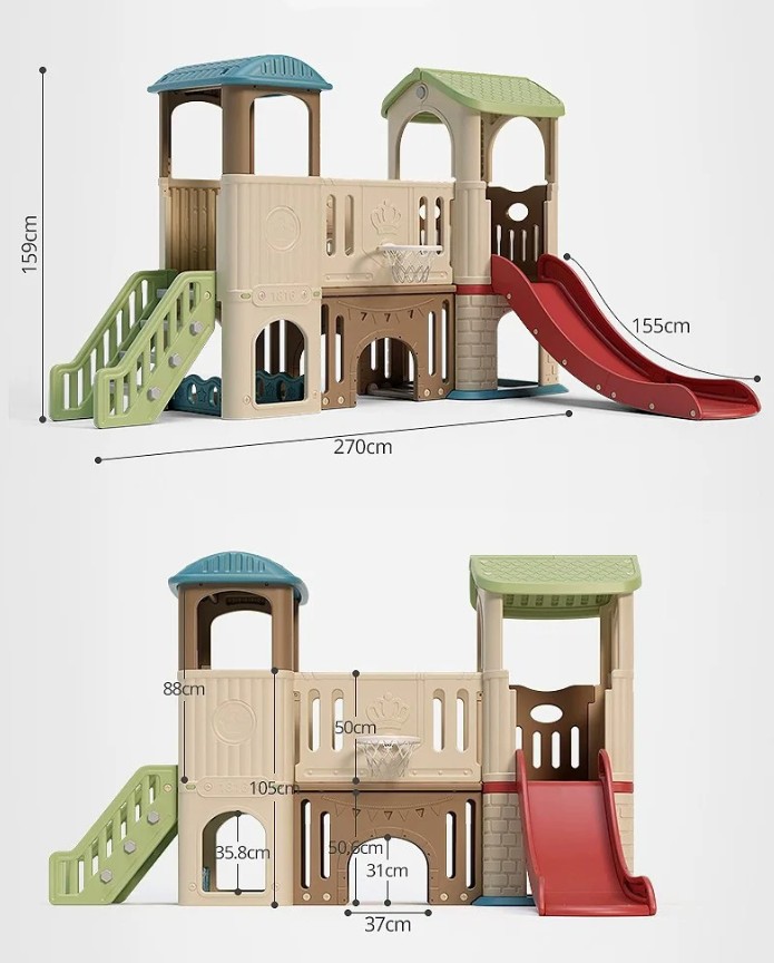 UTHİNGO BÜYÜK KAYDIRAK PARKURU 270X207CM « UTHİNGO