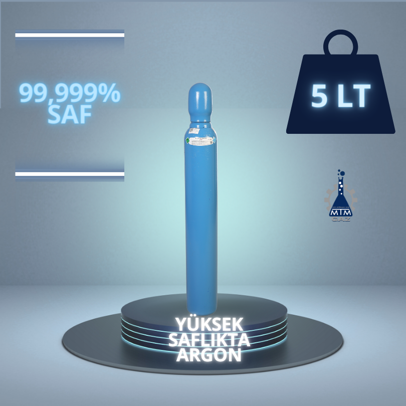 YÜKSEK SAFLIKTA ARGON 5 LT « MTM GAZ
