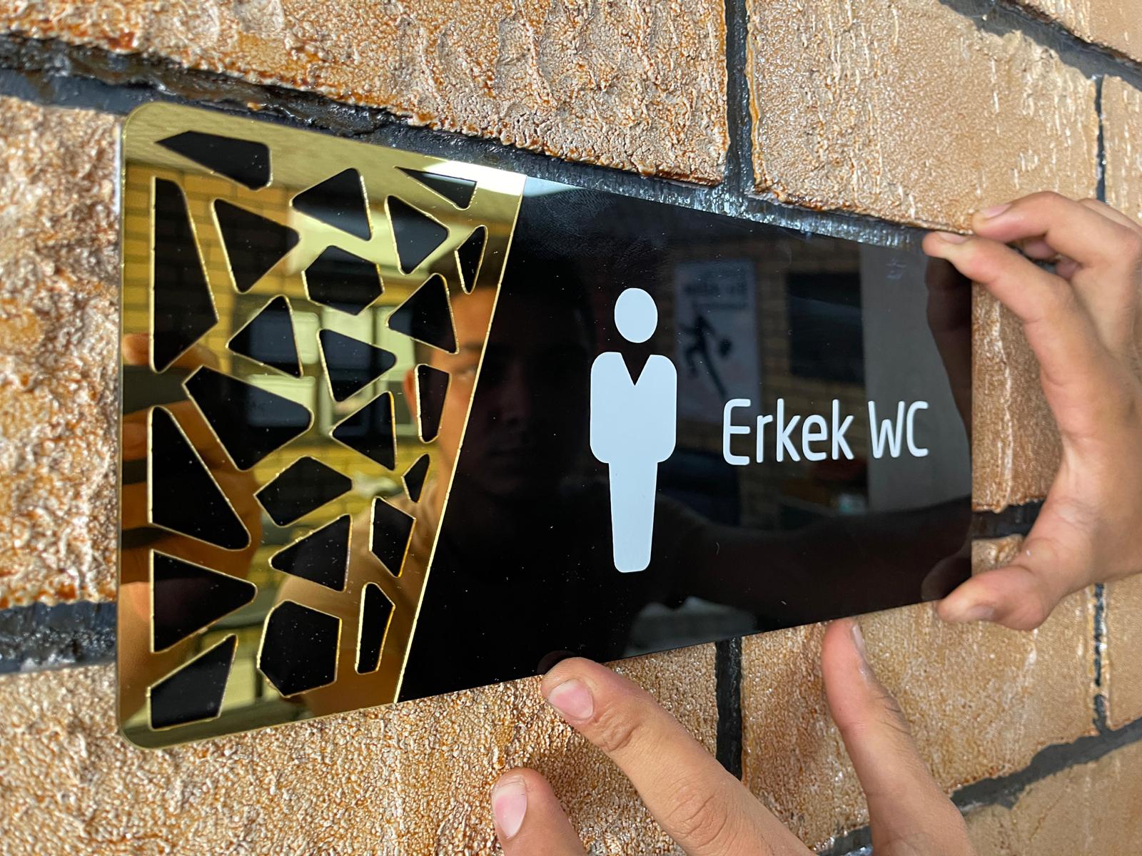 Gold Seri Yönlendirme Tabela Levha « Bir Reklam Lazer Kesim Pleksi ve Ahşap Ürünleri Üretim Merkezi