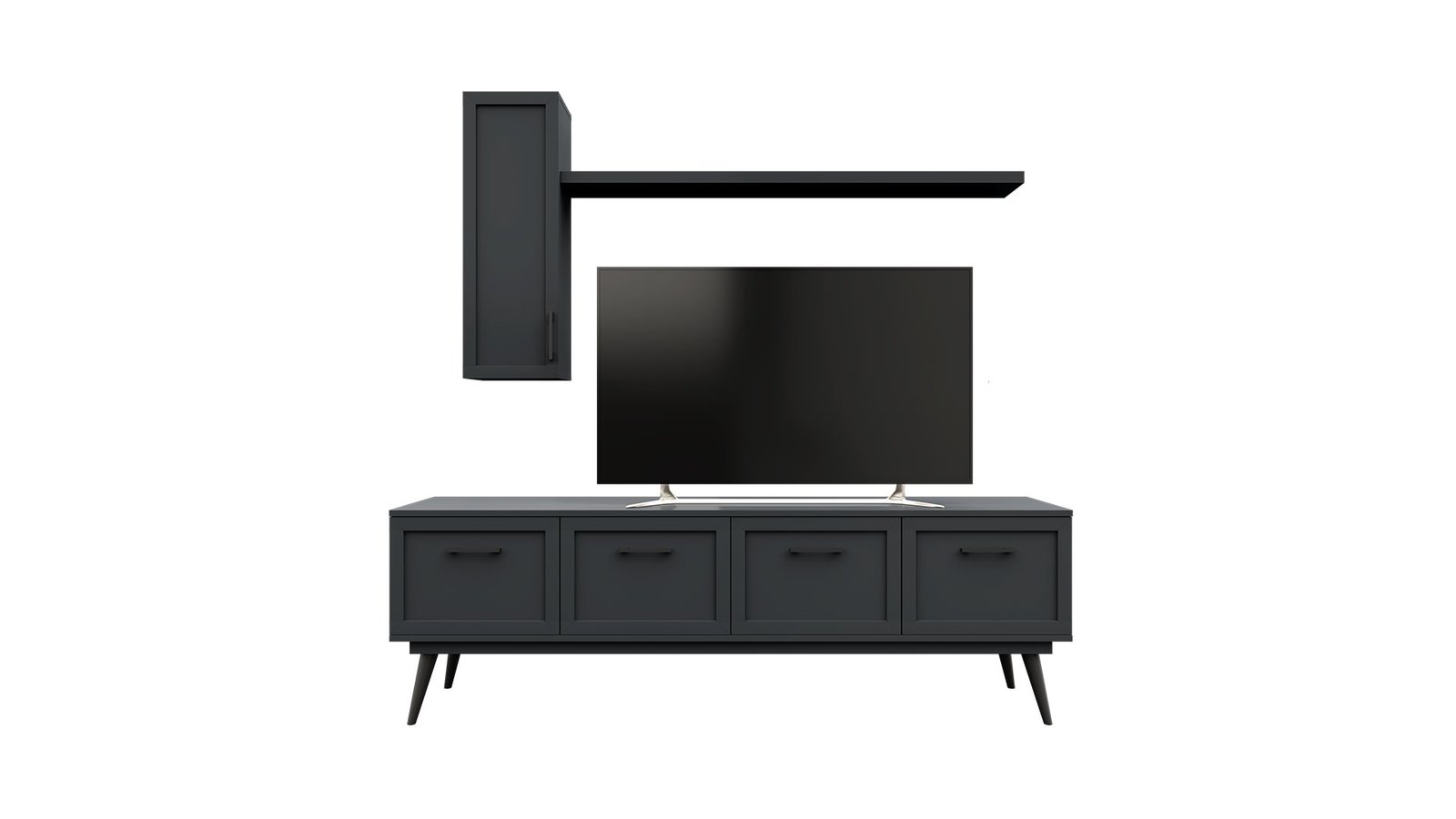 Volante TV Unit Anthracite « Gunes Furniture - The Most Affordable ...