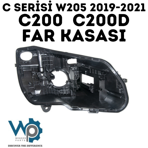 Mercedes C Serisi W205 Sağ Far Kasası 2019-2021 Statik Led 2059065504-2