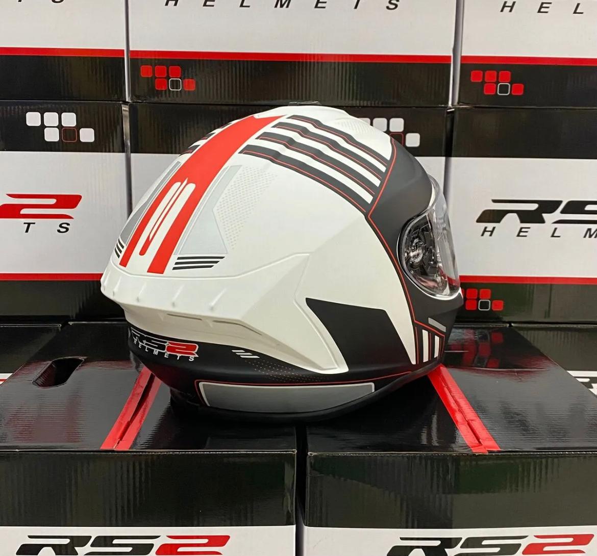 RS2 Fullface Kapalı Kask Beyaz « EMEK MOTOSİKLET İSTANBUL