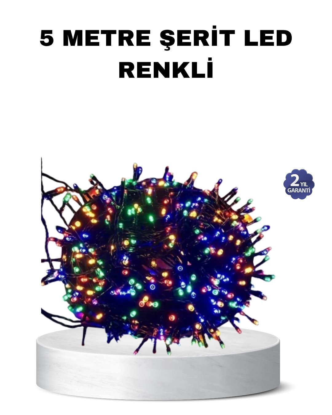 BFS 50 Ampullü 5 Metre LED Işık 8 Modlu, Enerji Tasarruflu Dekoratif ...
