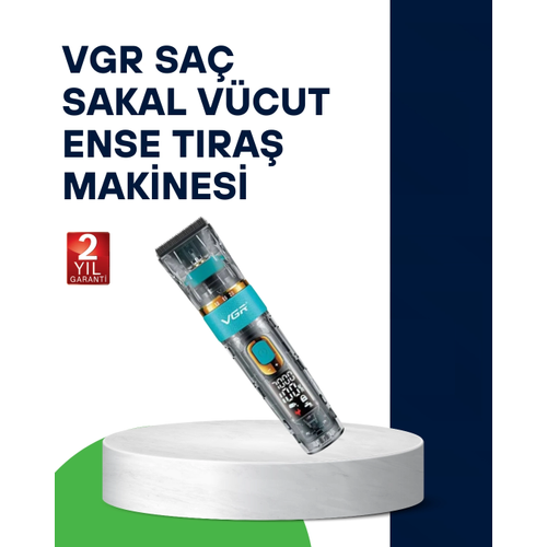 BFS VGR V-695 Profesyonel Saç ve Sakal Kesme Makinesi Şarjlı ve Kablolu ...