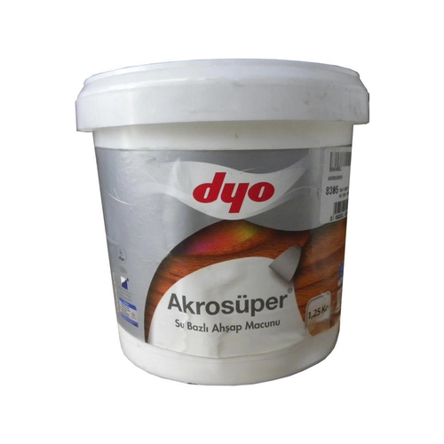 Dyo Akrosüper Ahşap Macunu 1,25 Kg « ZM Dekorasyon | zmdekorasyon.com