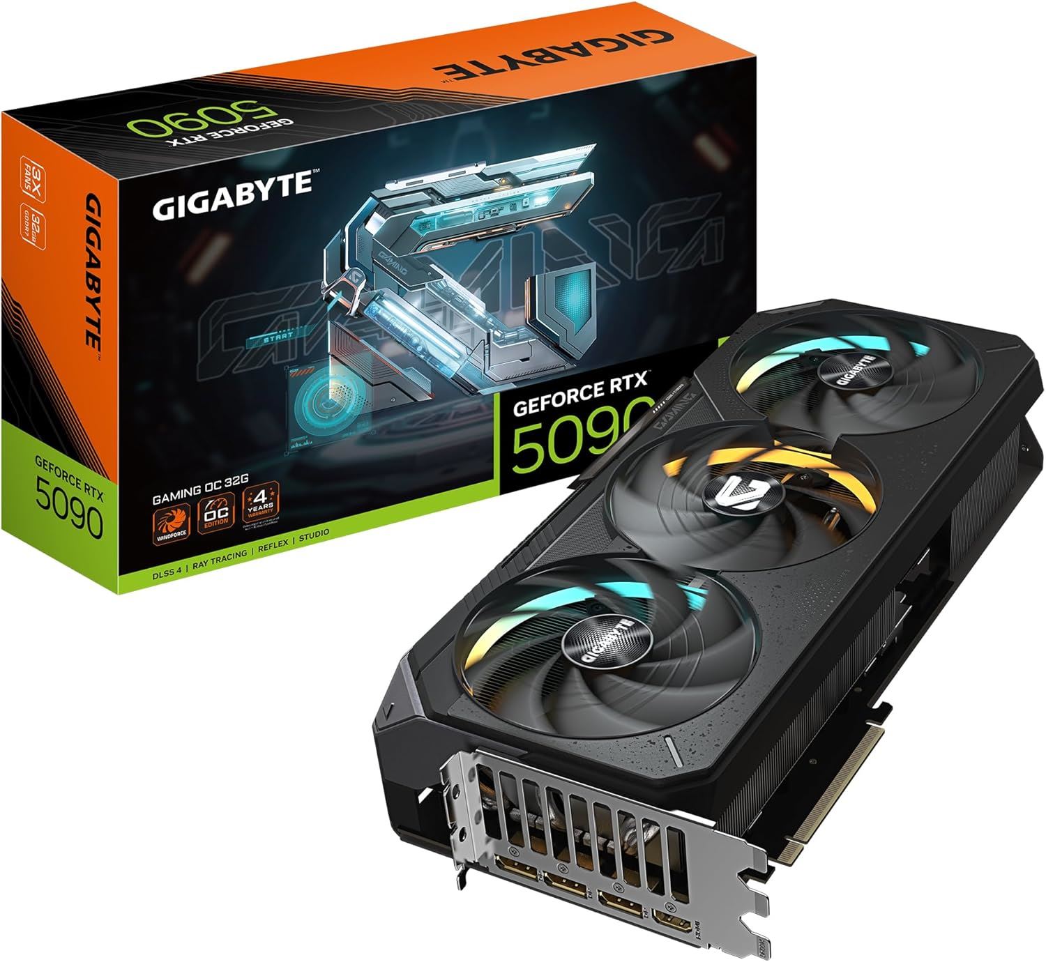 VGA RTX5090 GAMING OC 32GB 512B GDDR7 DP-HDMI EKRAN KARTI « Batı ...