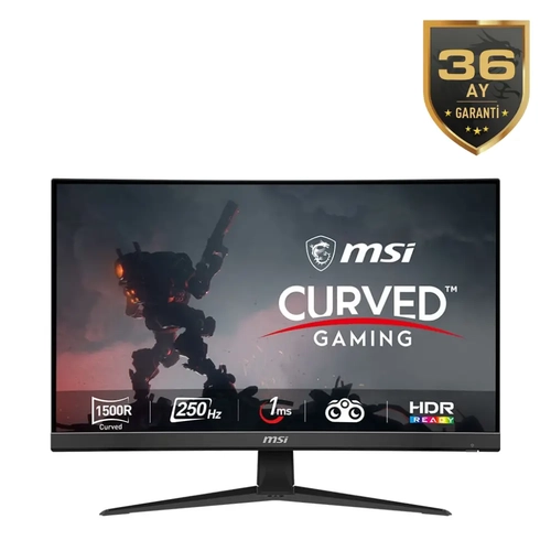 MSI G32C4X 31.5 1920x1080 250Hz 1ms HDMI DP Curved Gaming Monitör ...