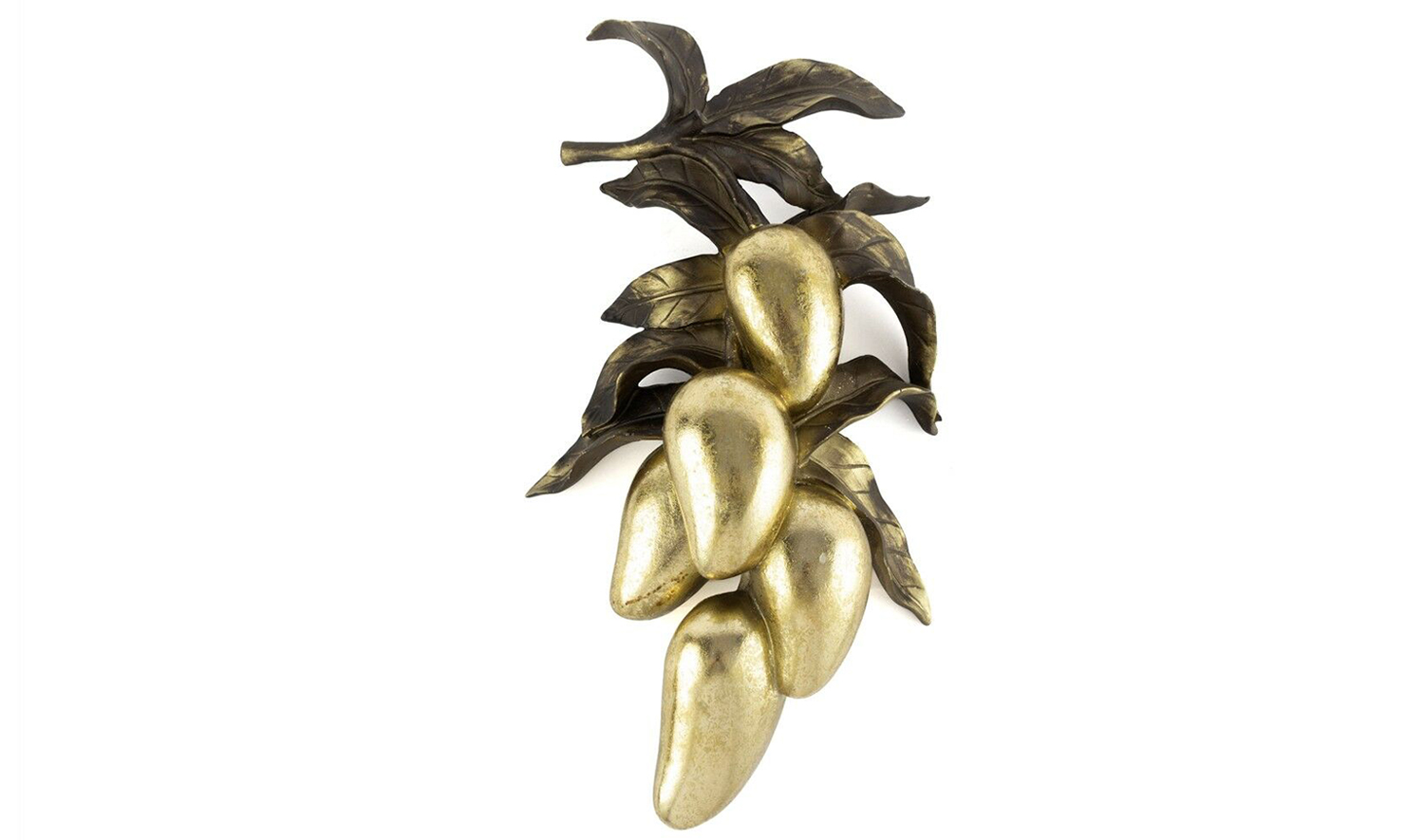 Gold Mango Resin Obje - CaddeYıldız Mobilya