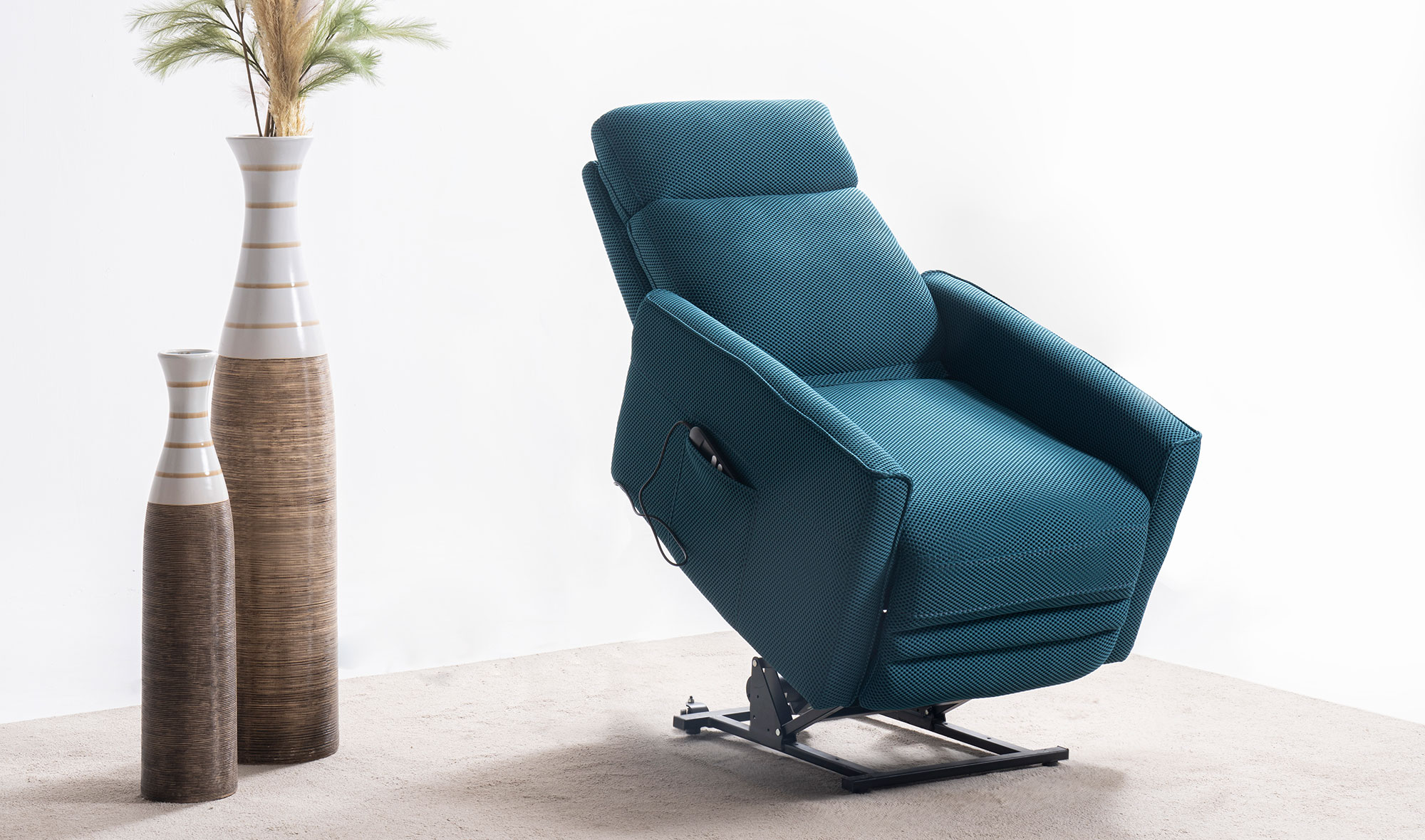 Optima Recliner Tv Koltuğu - Mavi - CaddeYıldız Mobilya