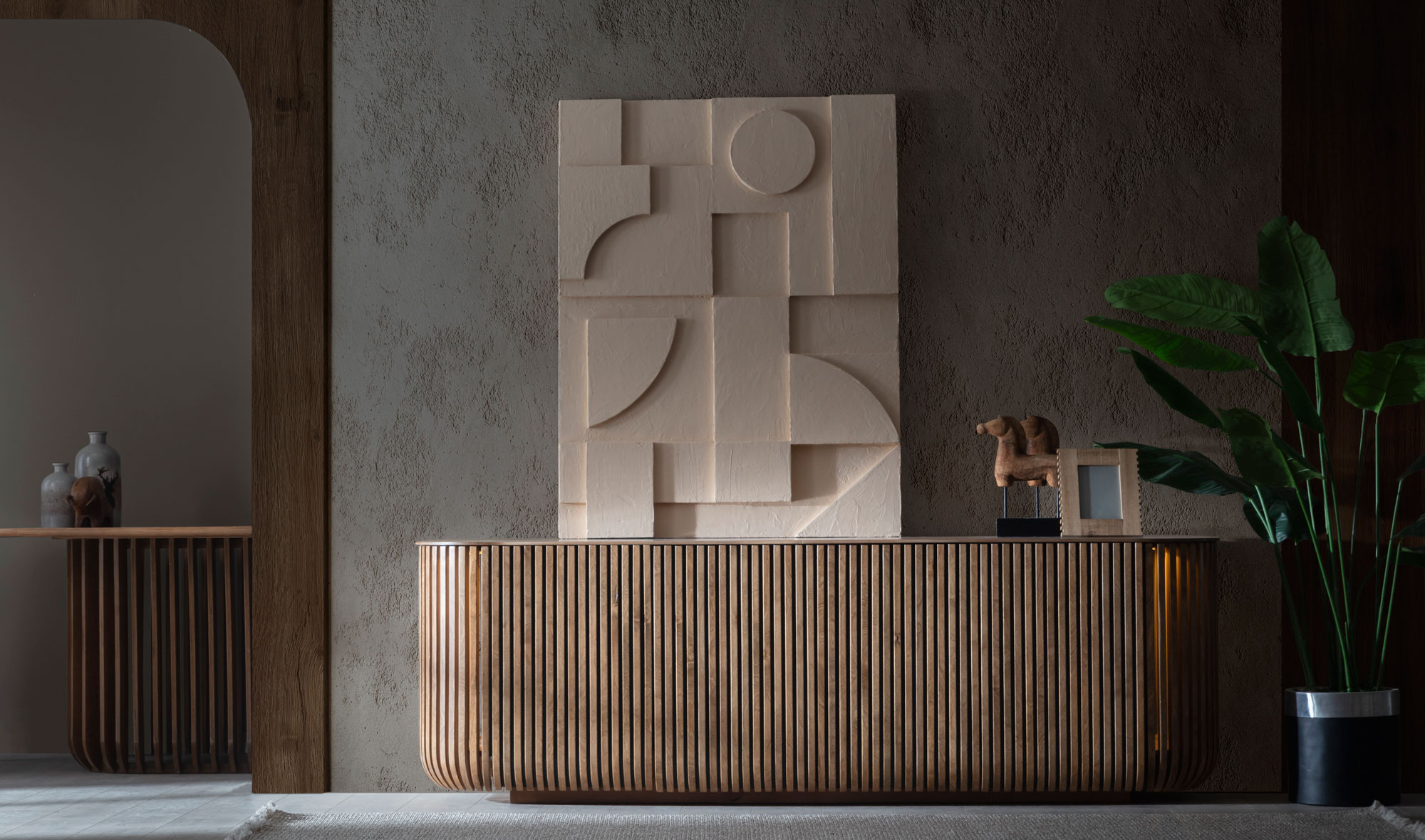 Netha Konsol - Ceviz - CaddeYıldız Mobilya