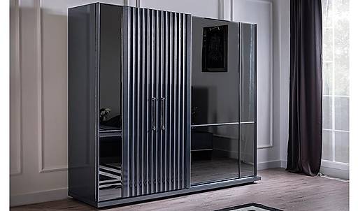 Camlı Dolap Modelleri - CaddeYıldız Mobilya