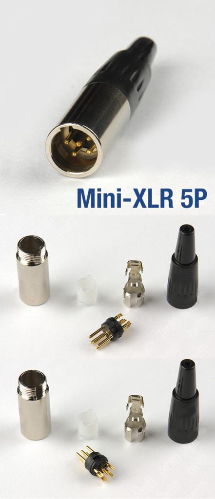 5 Pin Mini XLR Erkek Konnektör « Kablo | Adaptör | Fan | Network | Usb ...