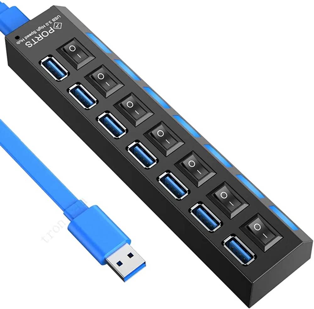 USB 3.0 On/Off Anahtarlı 7 Port Hub « Kablo, Adaptör, Fan ve Network ...