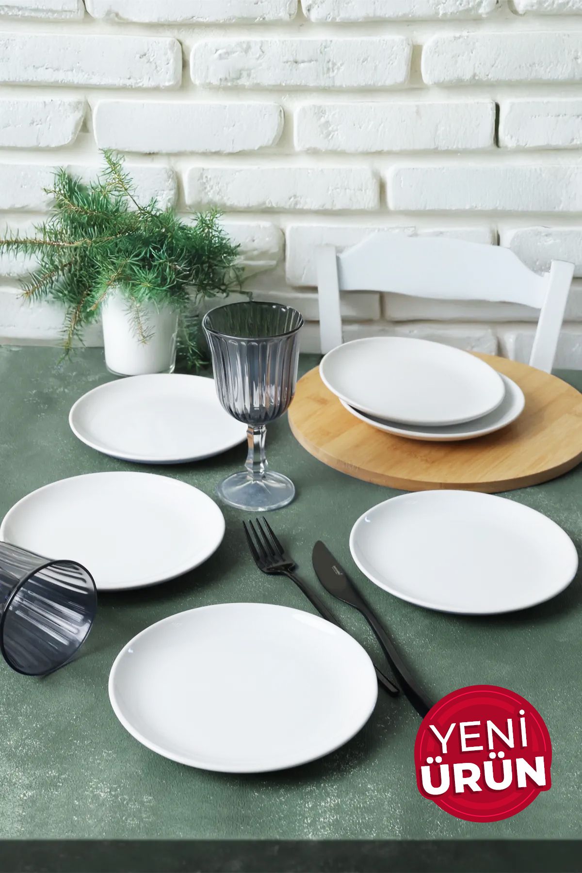 Keramika Beyaz Delta Pasta Tabağı 17 Cm 6 Adet 004 « Keramika | Online ...