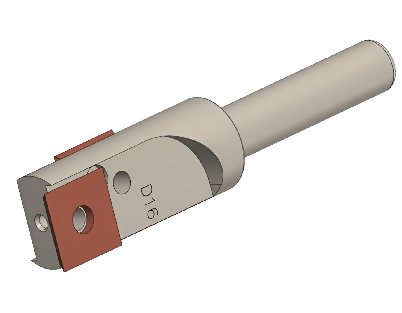 16 mm, d2=8 mm - Freze ucu, Tablo Temizleme Bıçağı, MDF Ahşap frezesi, Z=2