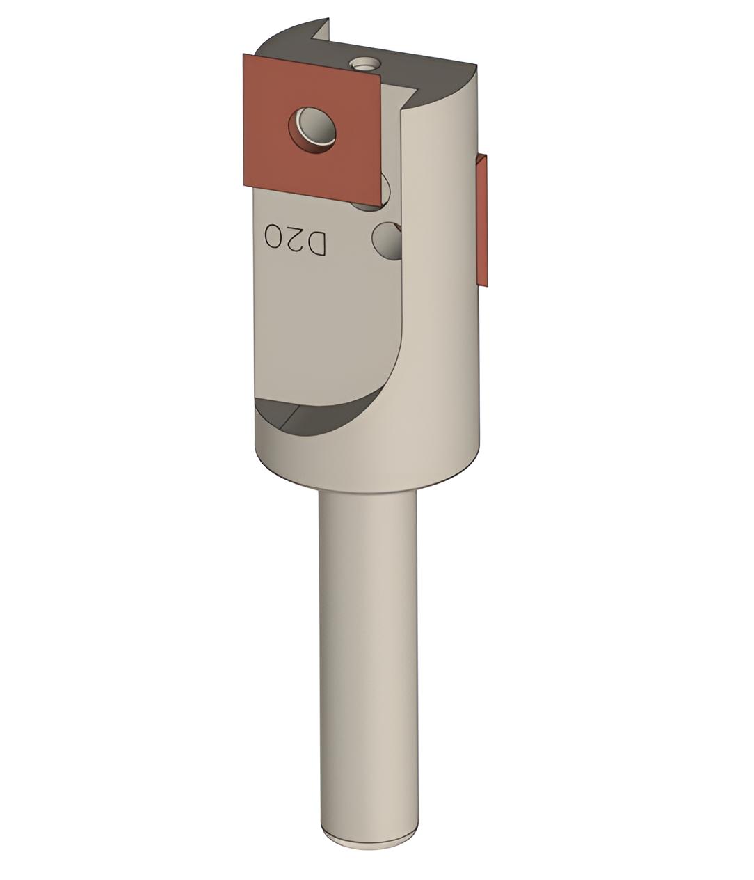 20 mm, d2=8 mm - Freze ucu, Tablo Temizleme Bıçağı, MDF Ahşap frezesi, Z=2